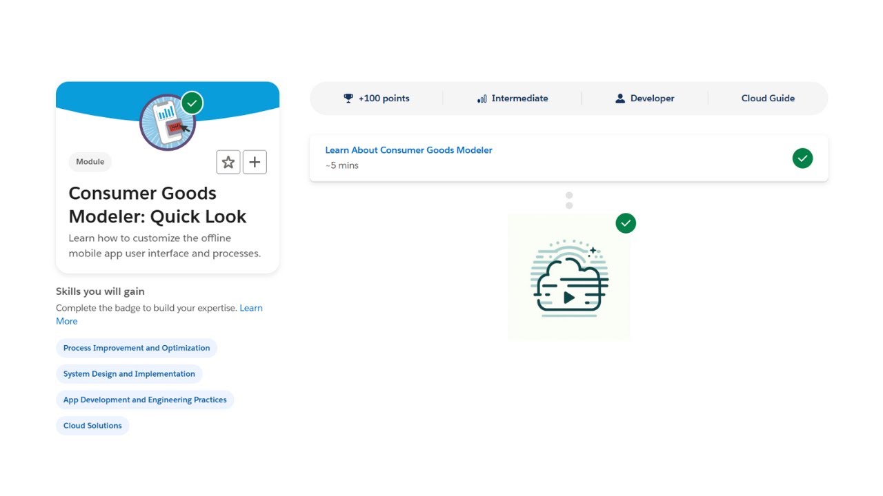 Consumer Goods Modeler: Quick Look - Salesforce Trailhead