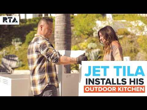 Jet & Ali Tila Install their Professional BBQ Island in 30 Minutes! | MOKS Outdoor Kitchen Install