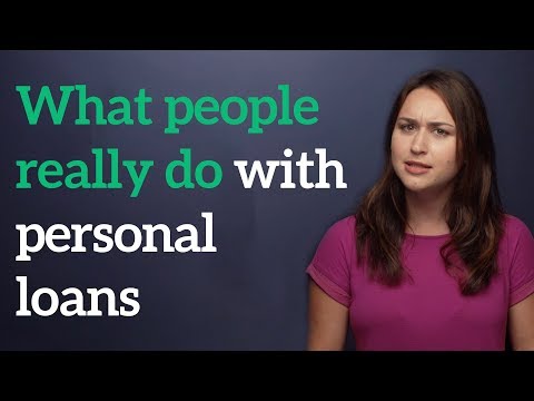 What do people really use personal loans for?