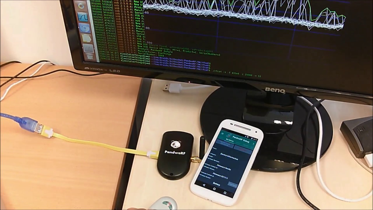 PandwaRF Demo: Connect to a Linux Computer Using USB