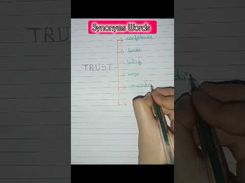 Synonyms Words of TRUST
