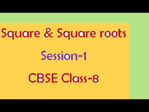 CBSE Class 8 Mathematics Squares and Square Roots S-1, NCERT Solutions|Math worksheets class 8