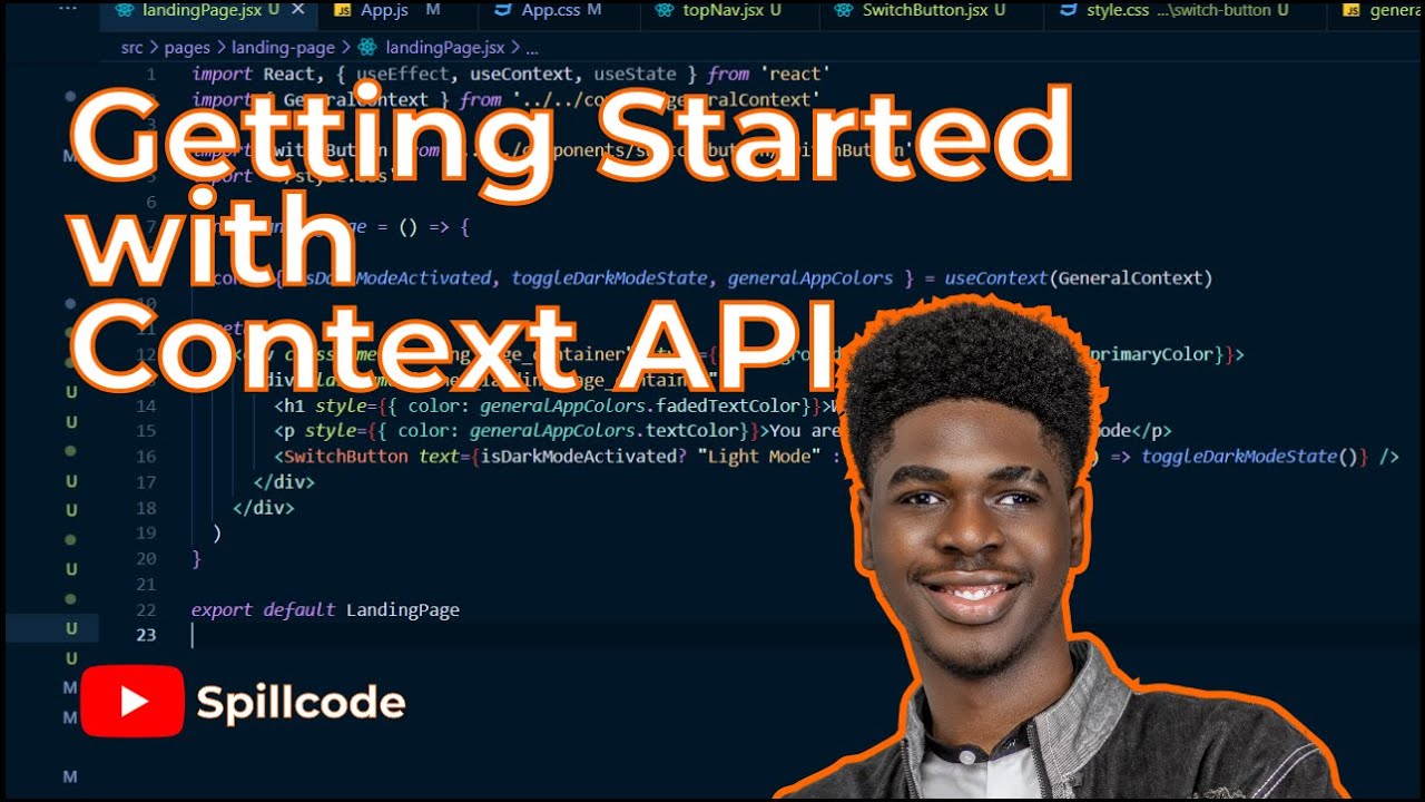 Creating a Theme Switcher App with context API | React | Hooks