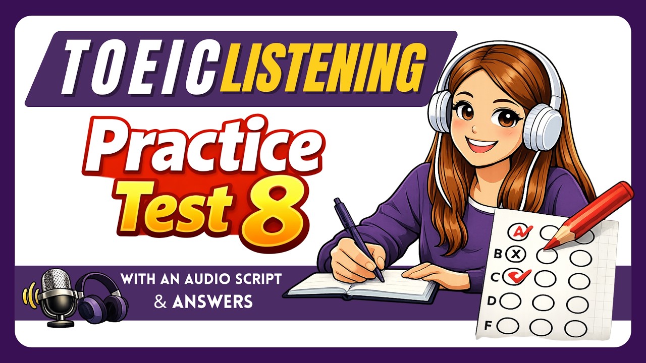TOEIC Listening Practice Test 8 (2026) | Full Test + Answers