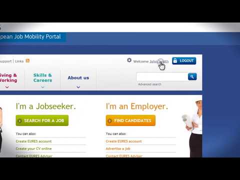 How to use the EURES Portal (Jobseekers)