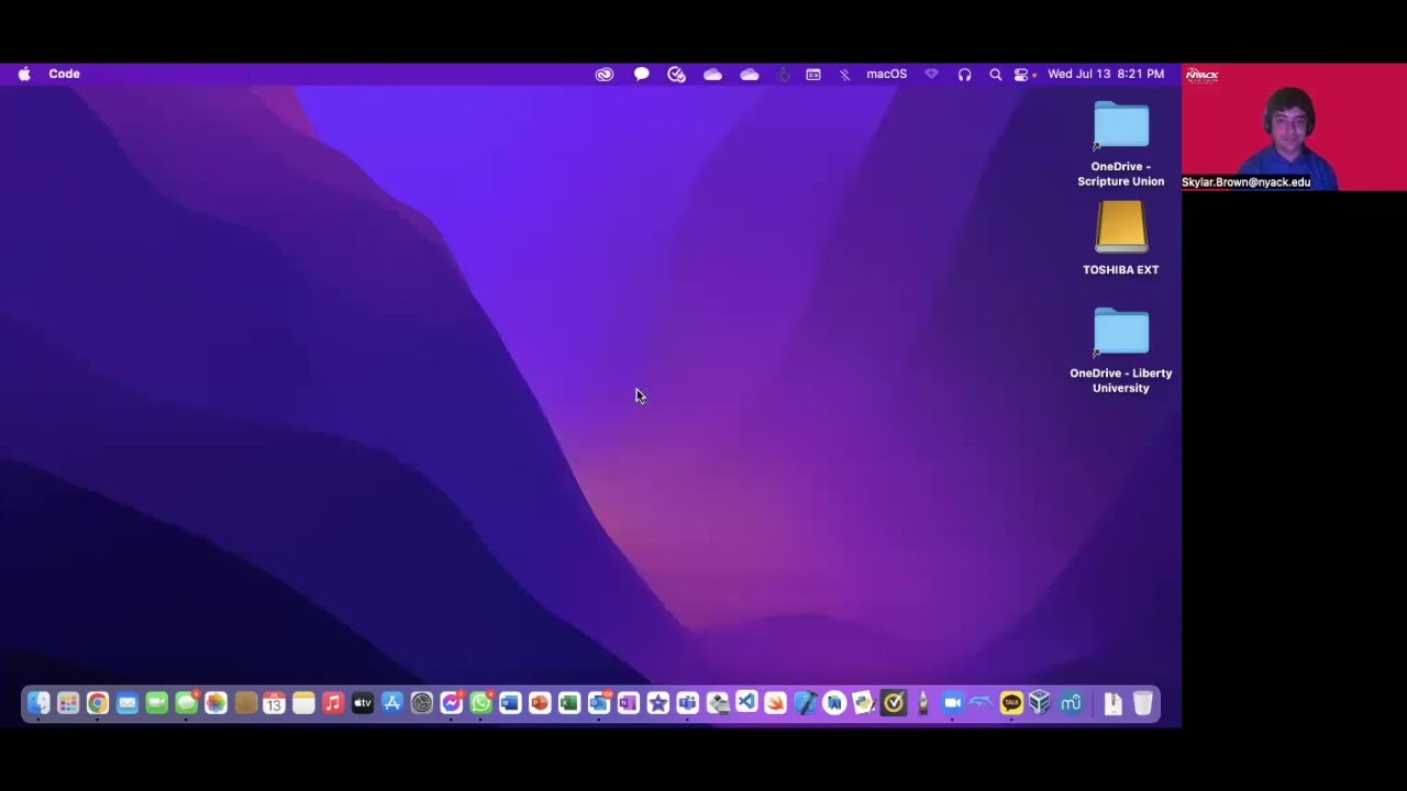 macOS Monterey Python Installation - Prof. Brown