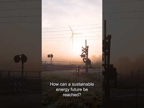 How can a sustainable energy future be reached in the coming decades?