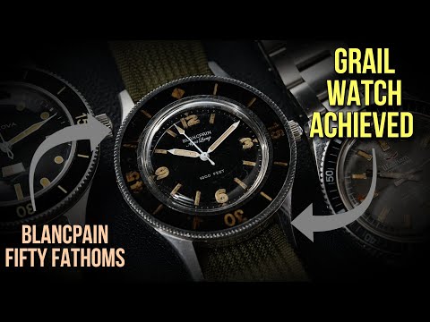 Grail Watch Achieved - Blancpain Fifty Fathoms Aqua Lung - a Vintage 1950s Diver - First Dive Watch