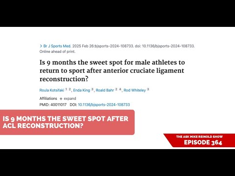 Is 9 Months the Sweet Spot After ACL Reconstruction?