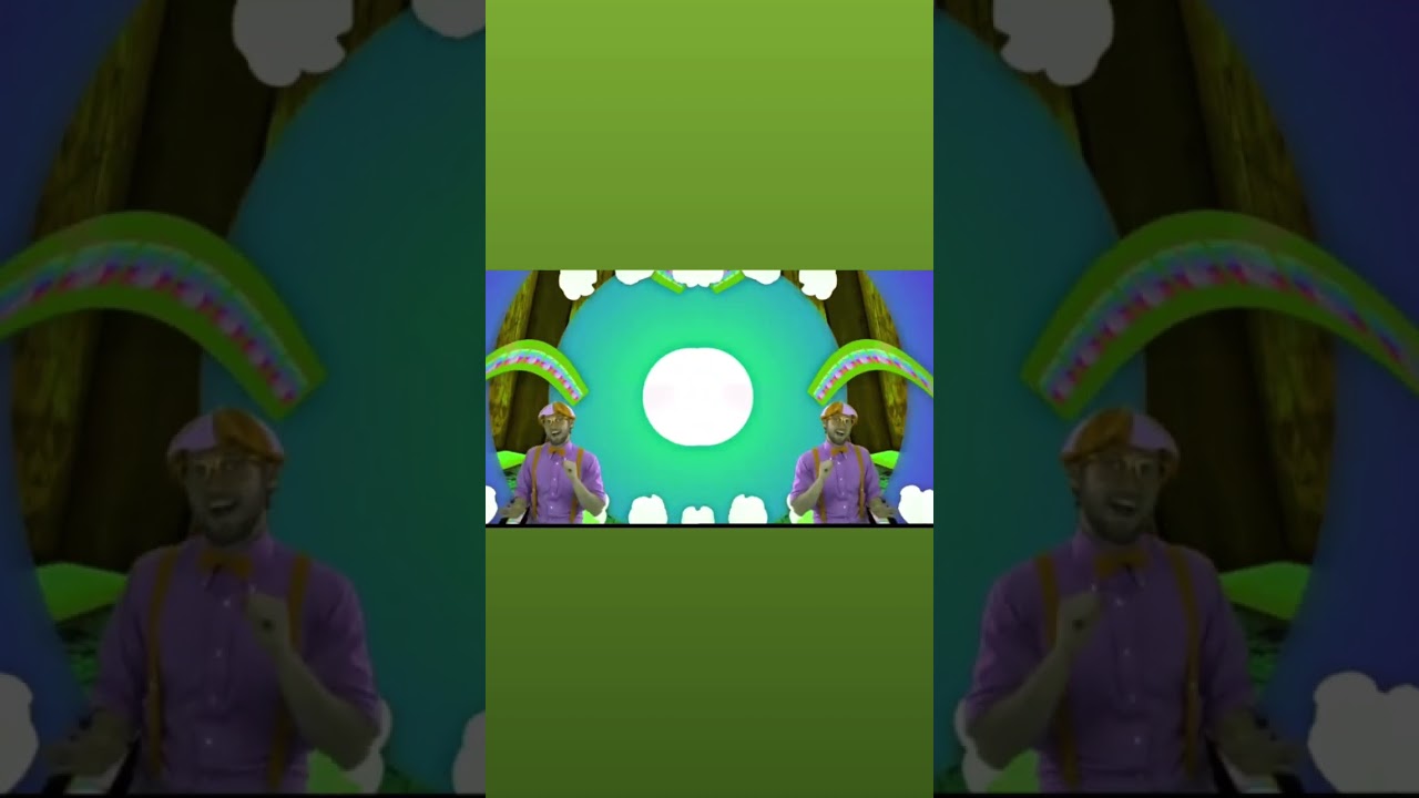 green blippi intro effects