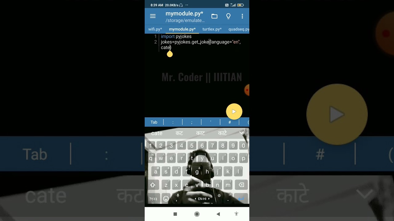 Get a Randomly Jokes using python