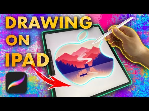 Making DIGITAL ART on iPad - Drawing with Apple Pencil