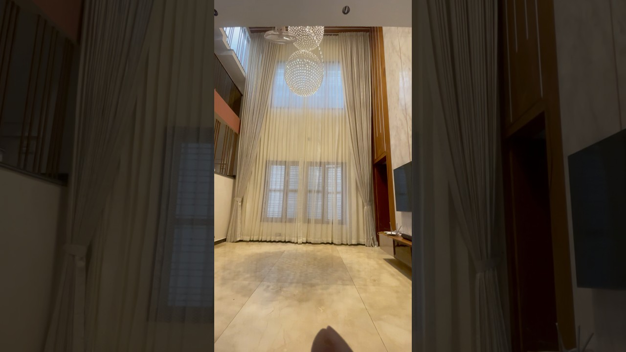 Living room curtains double height curtains designer #home #curtains