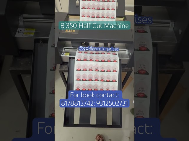 Cutting Machine - GS-350 Label Cutting Machine Manufacturer from Noida