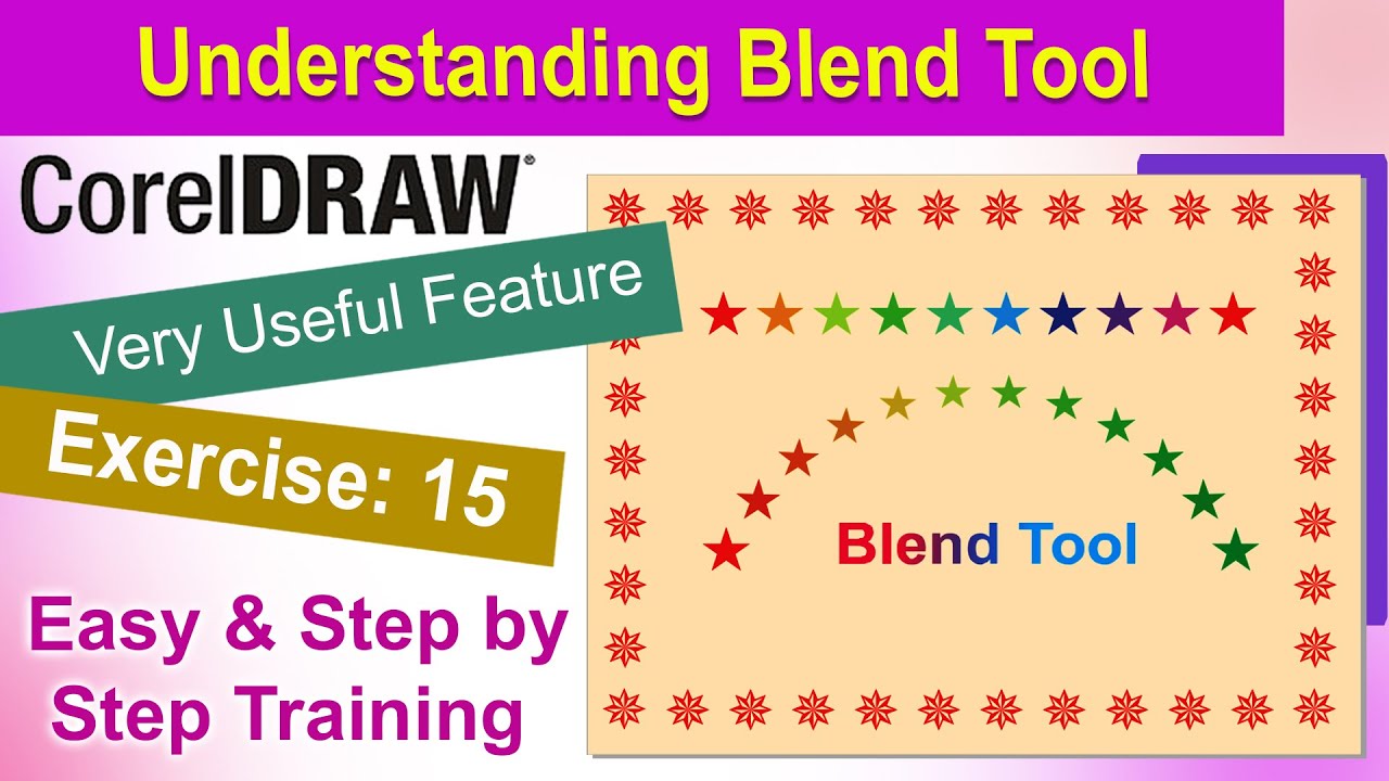 How to Use Blend Tool in CorelDRAW | Beginner Tutorial