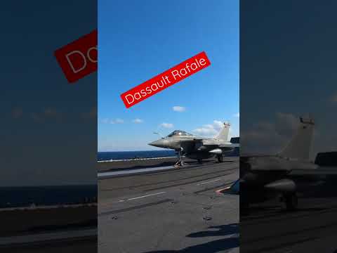 Aircraft Carrier Launches Dassault Rafale Jet