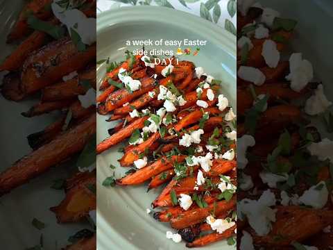 Honey Balsamic Roasted Carrots 🥕🍯