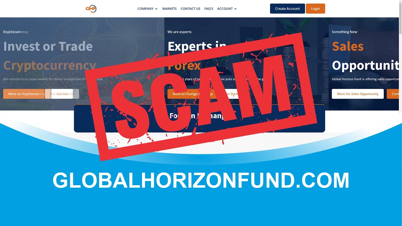 Globalhorizonfund.com SCAM