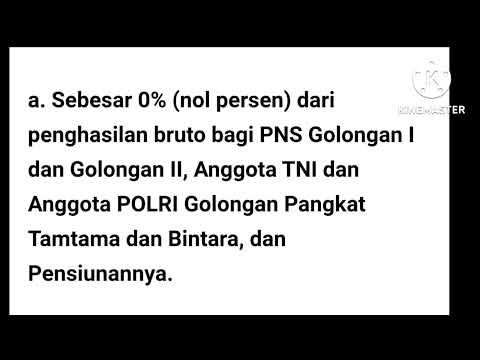 Persen Pajak Penghasilan PNS, TNI, POLRI : PPh 21 Honorarium