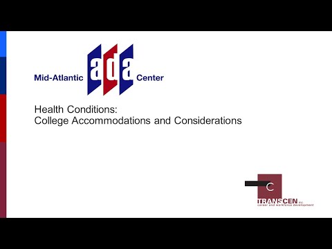 Health Conditions: College Accommodations and Considerations