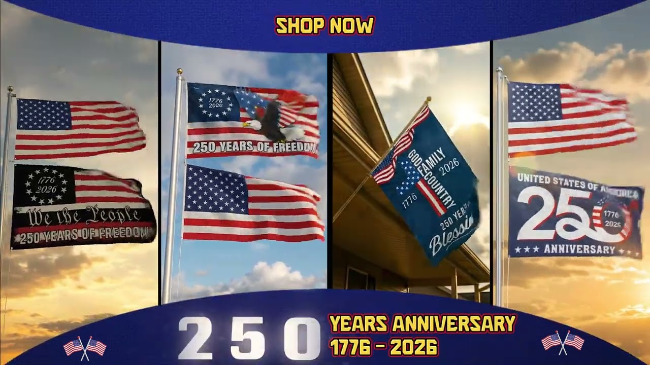 Exclusive America 250th Anniversary Flags Collection | Flagwix Patriotic Decor