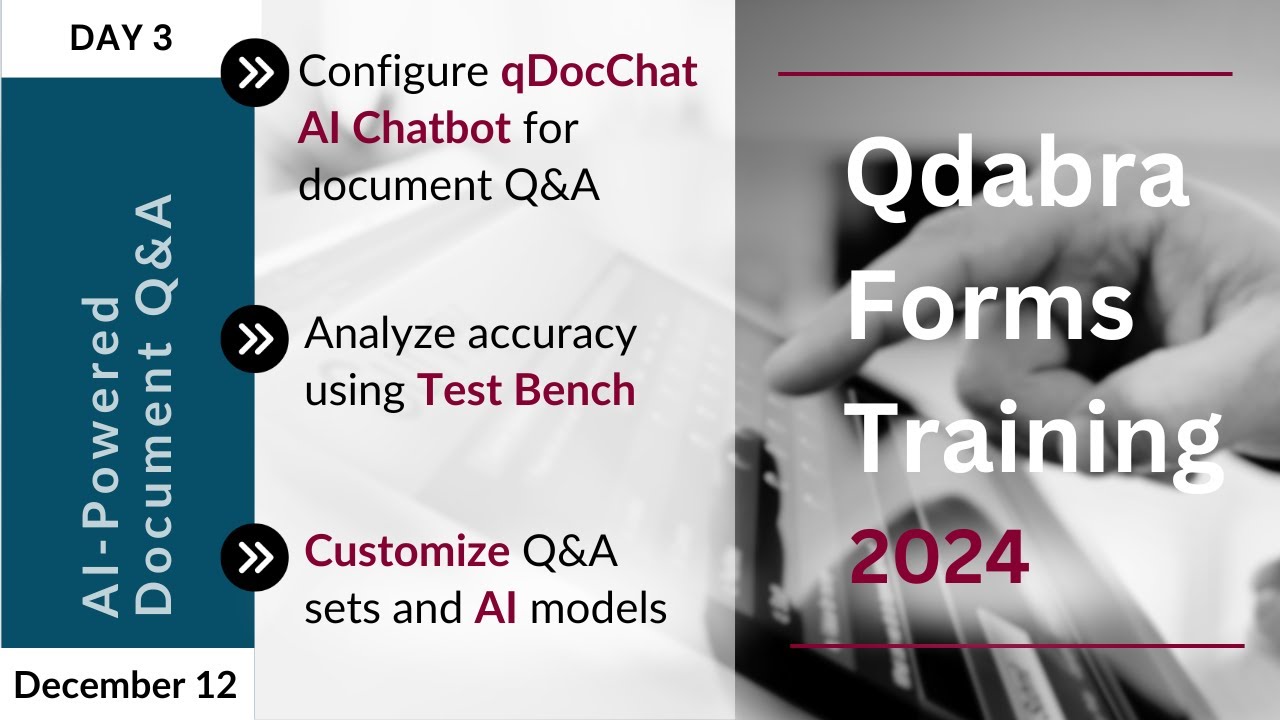 Qdabra Forms Training 2024: Day 3