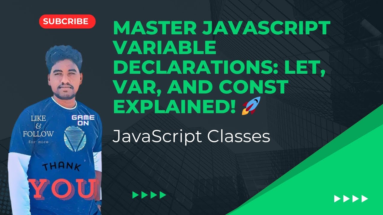 Master JavaScript Variable Declarations: let, var, and const Explained! 🚀