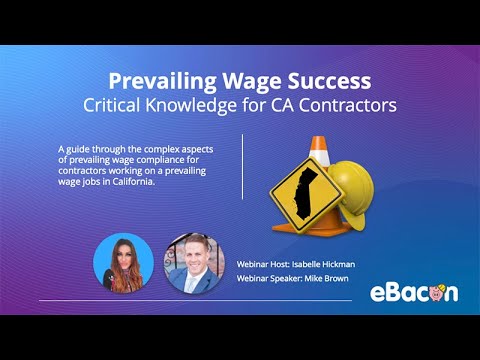California Contractors Prevailing Wage Tips