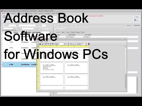Address Book Software for Windows PCs