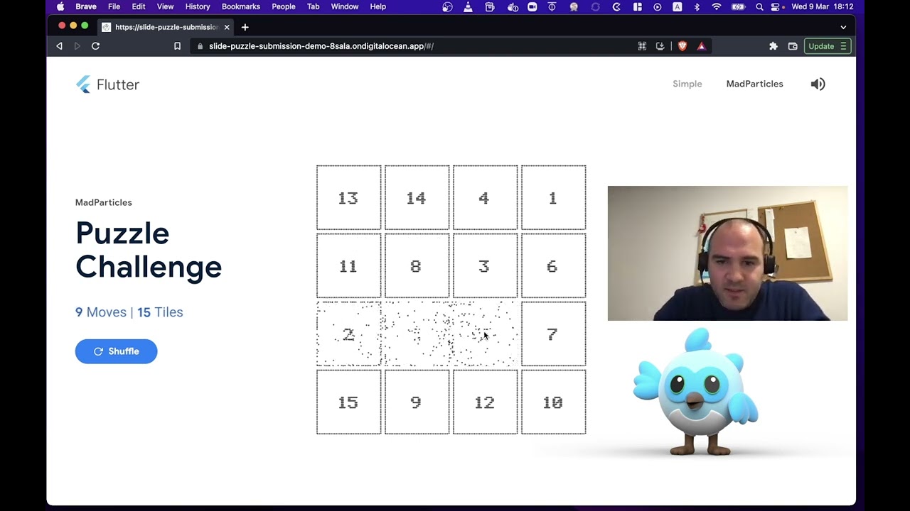 Flutter Puzzle Hack Submission 1