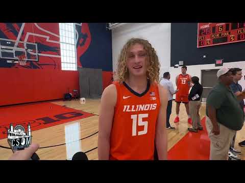 Illinois MBB Media Day: Jake Davis (10/11/24)