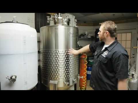Dan Ballock shows the brewing operation at South Haven Brewpub