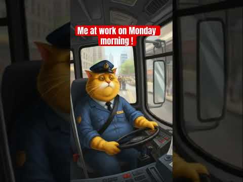 Work on Mondays be like #aicat #funny #video #animal #monday #meme #howto #dsai #trending #cat #meow