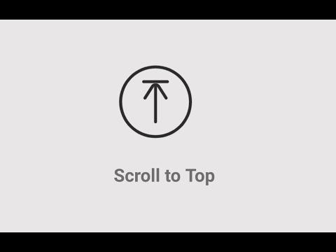 Scroll To Top Button using HTML, CSS & JS | With Smooth Animated Scroll ...