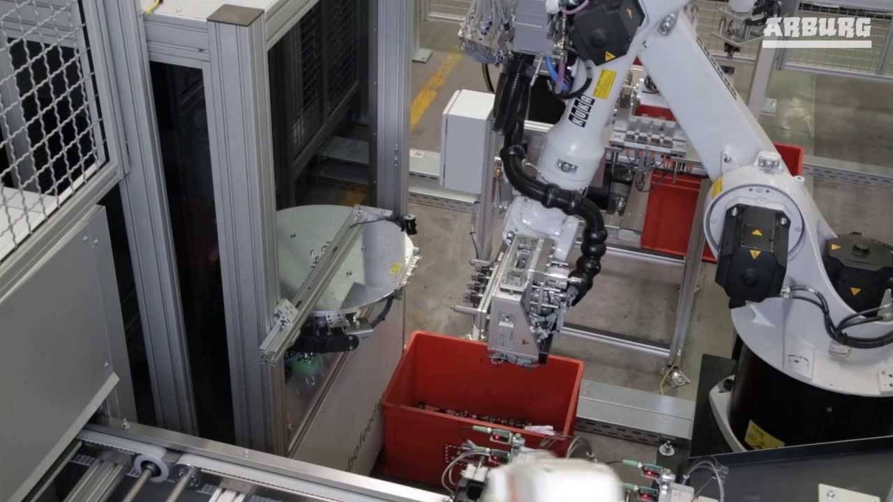 Six-axis-robots: a synchronised trio