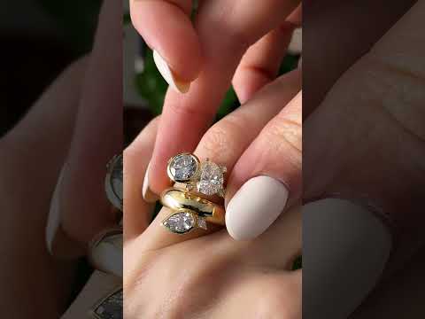 Blue Diamond Engagement Ring