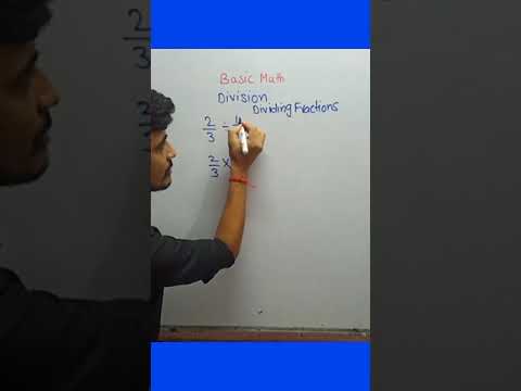 Dividing fractions by fractions How to divide fraction #Short_videos