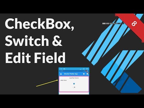 Learn How to create Checkbox Switch TextFiled in Flutter Flutter Tutorial 8 - Mind Luster