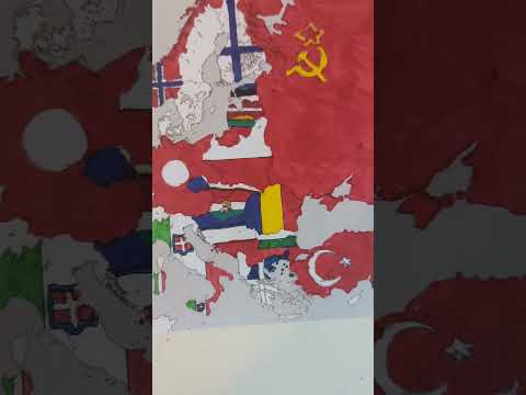Map of Europe 1938 - Kingdom of Greece #europe #flag #history #country #geography #ww2 #1938