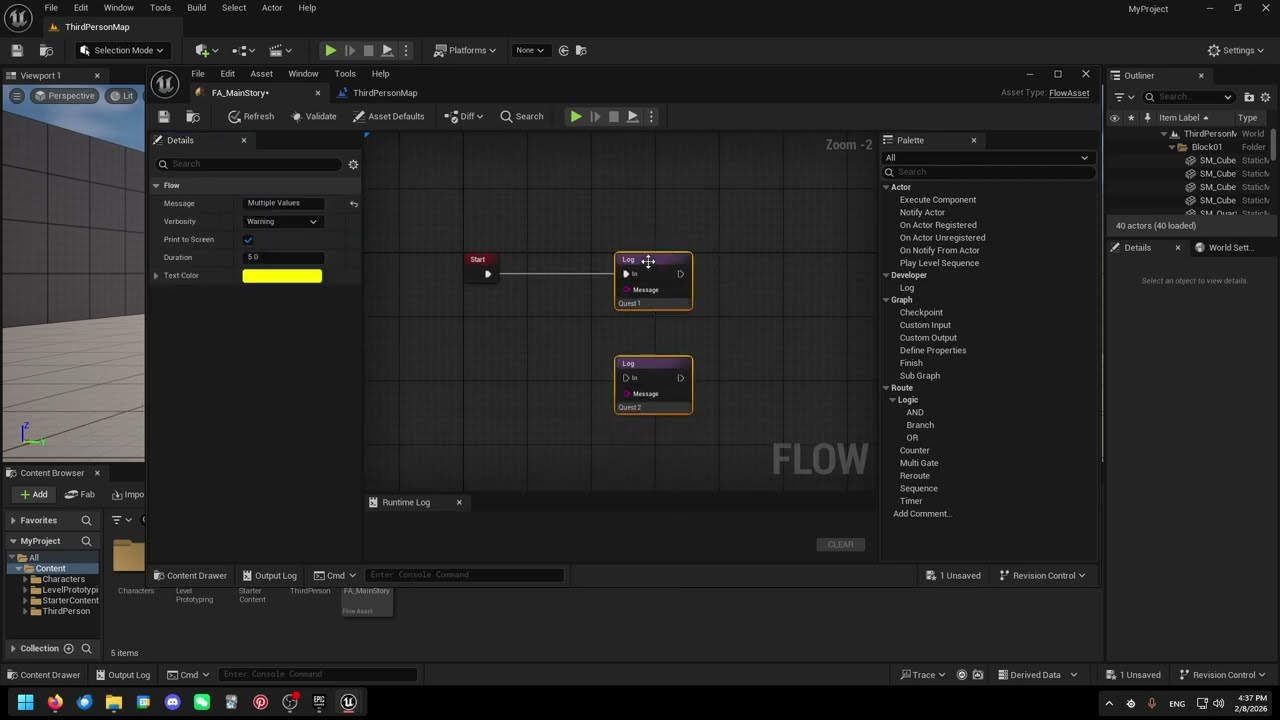 FlowGraph: Setup & Basic Usage