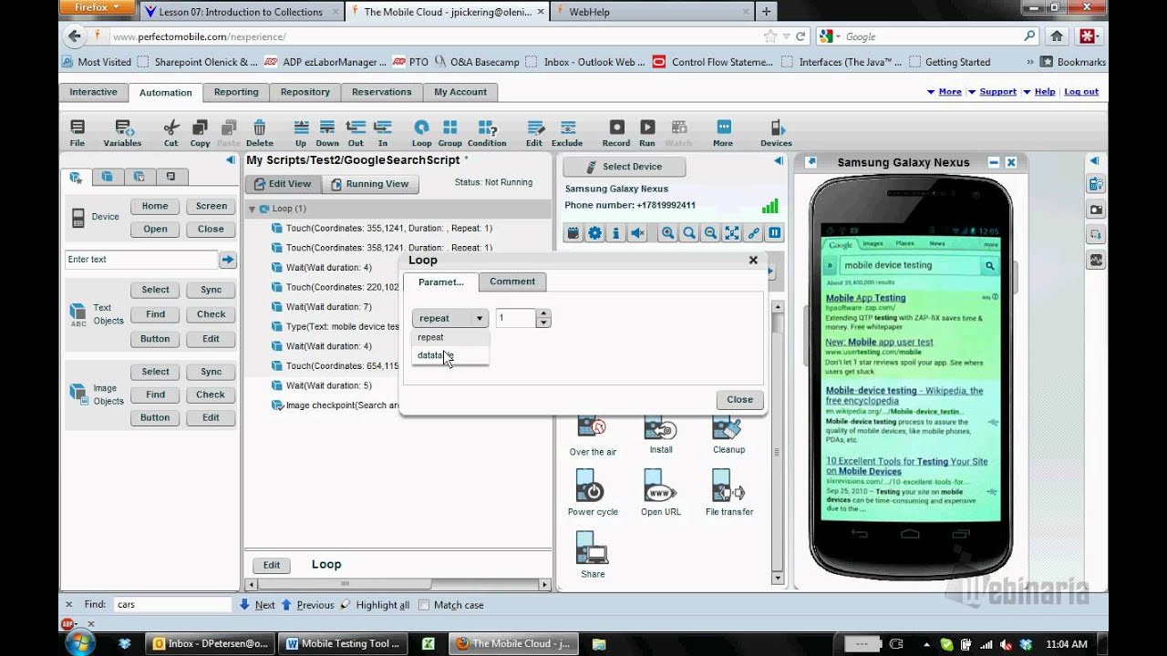 07 Creating a Parameterized Script Loop flv