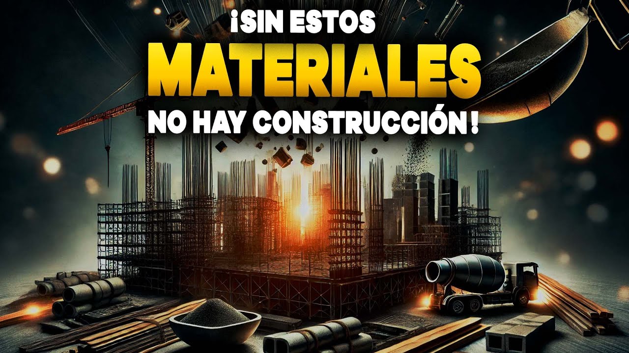 ✅ Los MATERIALES más usados en CONSTRUCCIÓN 🚧: ¿Por qué son tan importantes? 👷