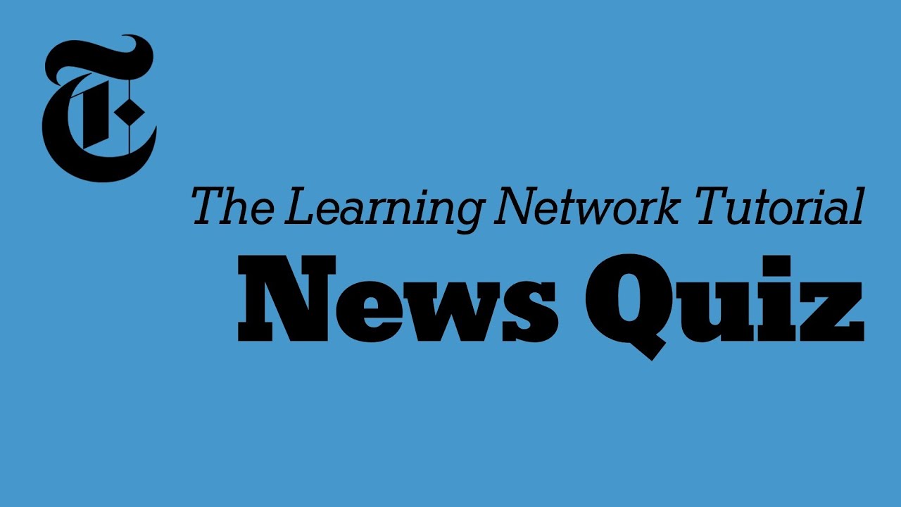 News Quiz Tutorial