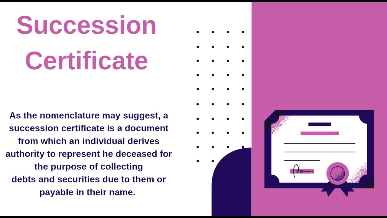 Succession Certificate