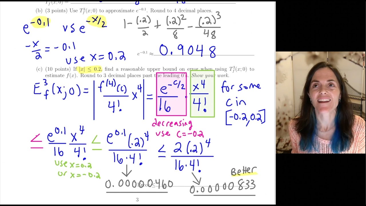 Calculus II: Sample Test 1 (2021)