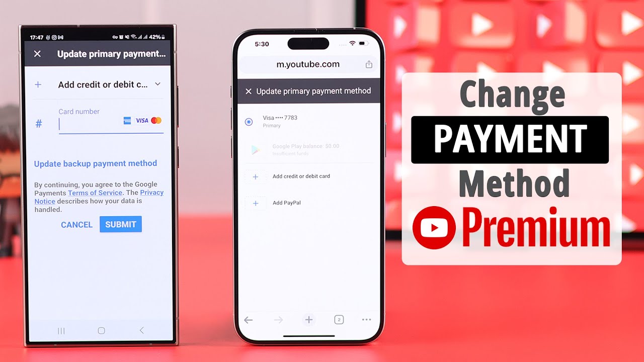 YouTube Premium: How to Change Payment Method!