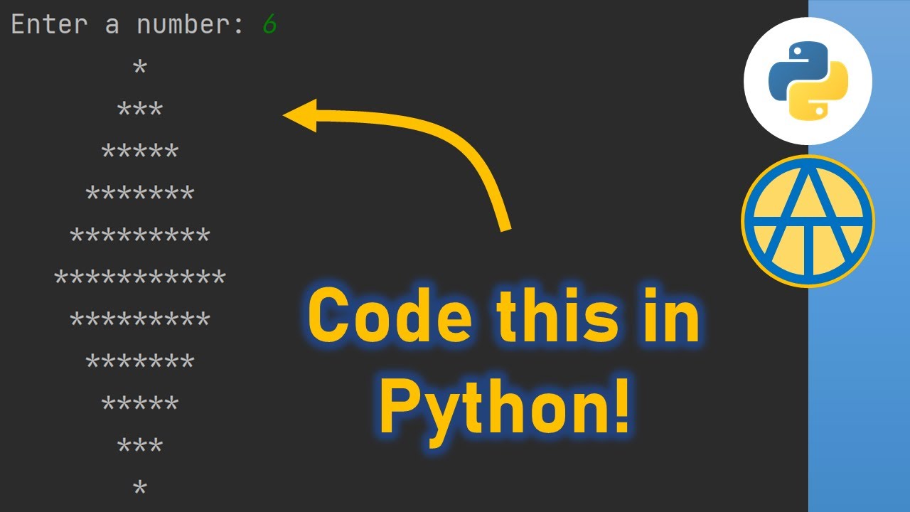 The Rhombus | Python Tutorial #11
