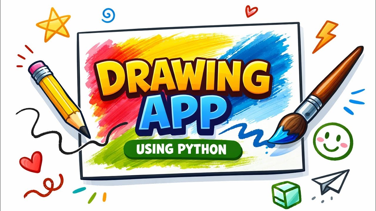 Build a Drawing App in Python Using Tkinter | Python GUI Project for Beginners 🎨 #python #codekraft