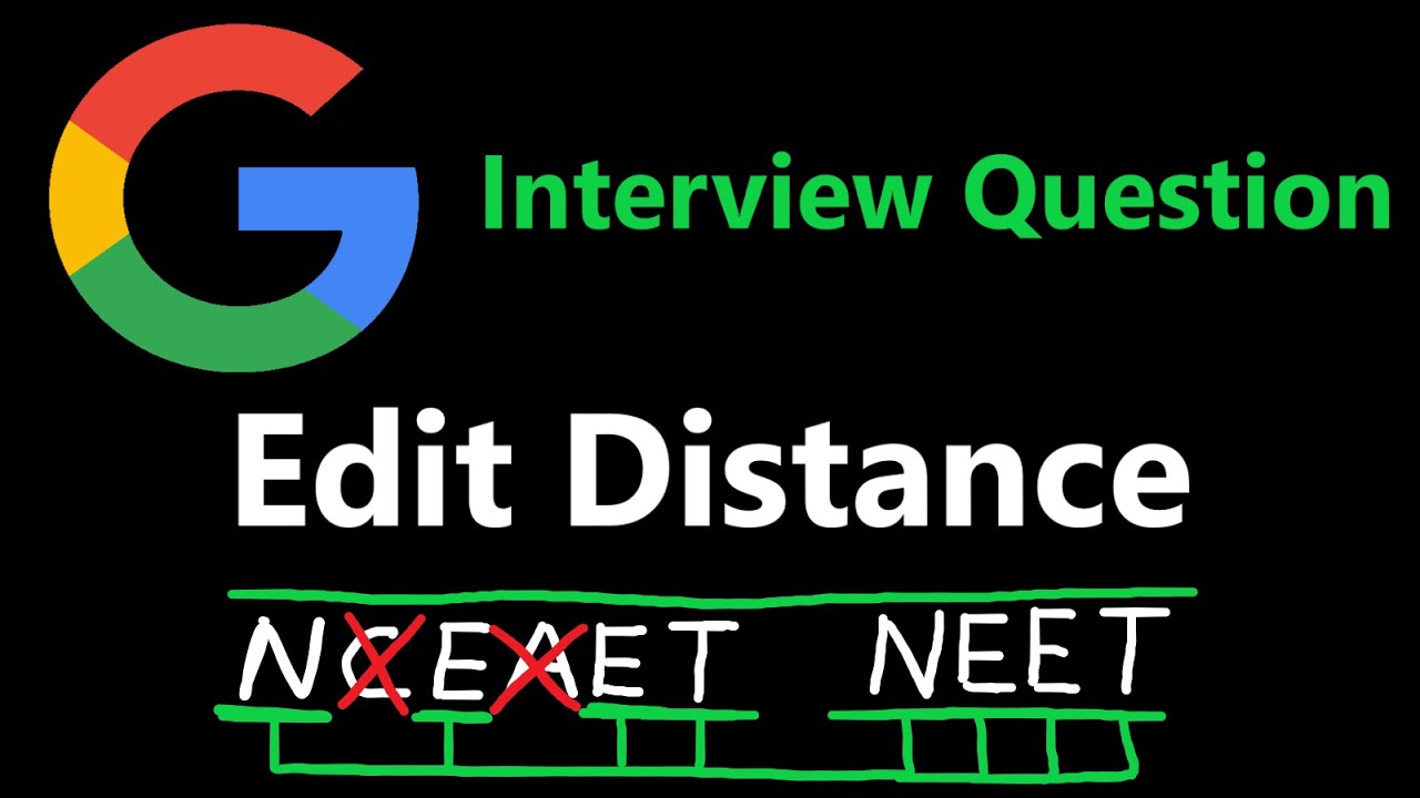 Edit Distance - Dynamic Programming - Leetcode 72 - Python