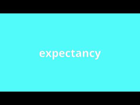 what is the meaning of expectancy
